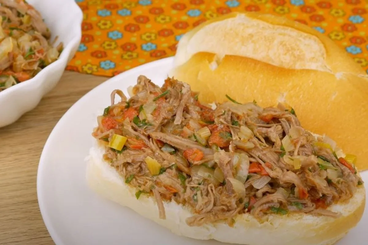 Receita de Carne Louca para Lanche