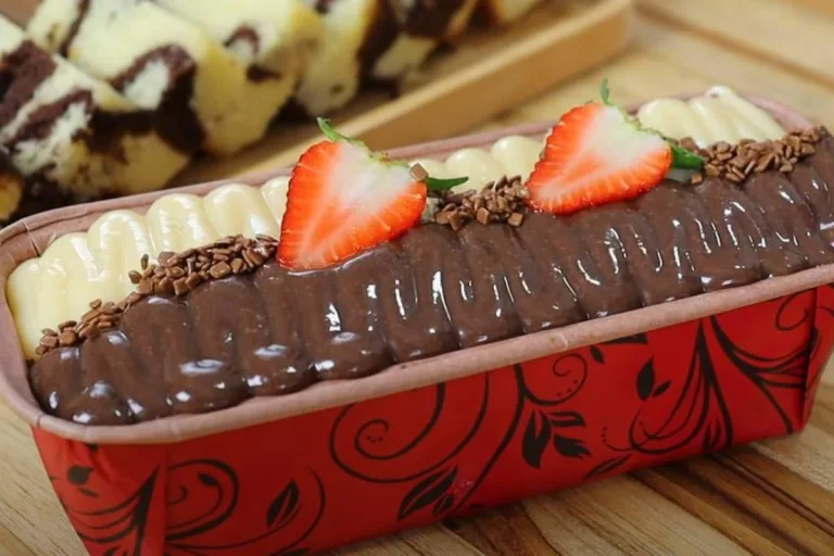 Bolo Caseirinho com Cobertura de Brigadeiro - Bolo Dois Amores